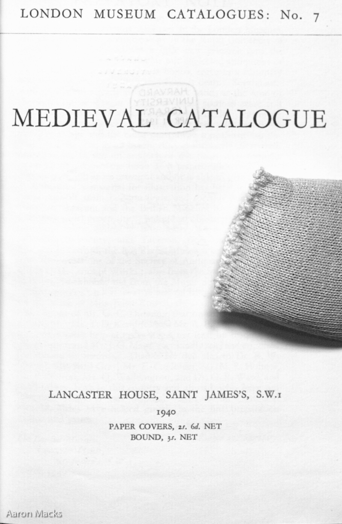 Album: Medieval Catalogue title page